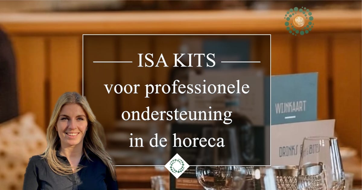 Isa Kits voor professionele ondersteuning in de horeca